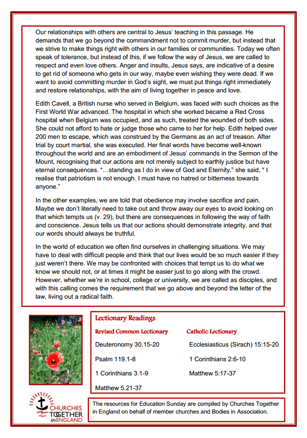 Together4Bristol : Education Sunday 2014